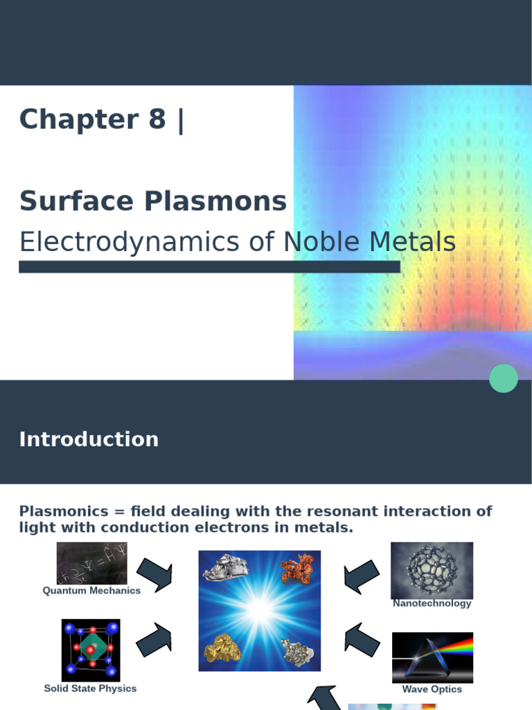 Surface Plasmons in Noble Metals | PDF | Plasmon | Electromagnetic ...