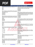 BPSC Aedo Sample Paper | PDF