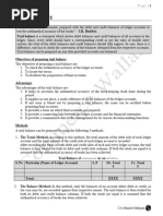 Trial Balance Questions Class11 | PDF
