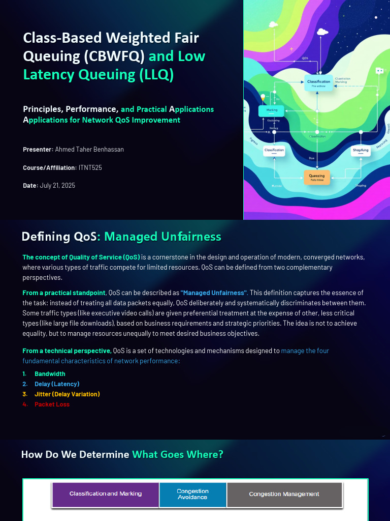 CBWFQ: Optimizing Network Traffic Classes | PDF | Quality Of Service ...