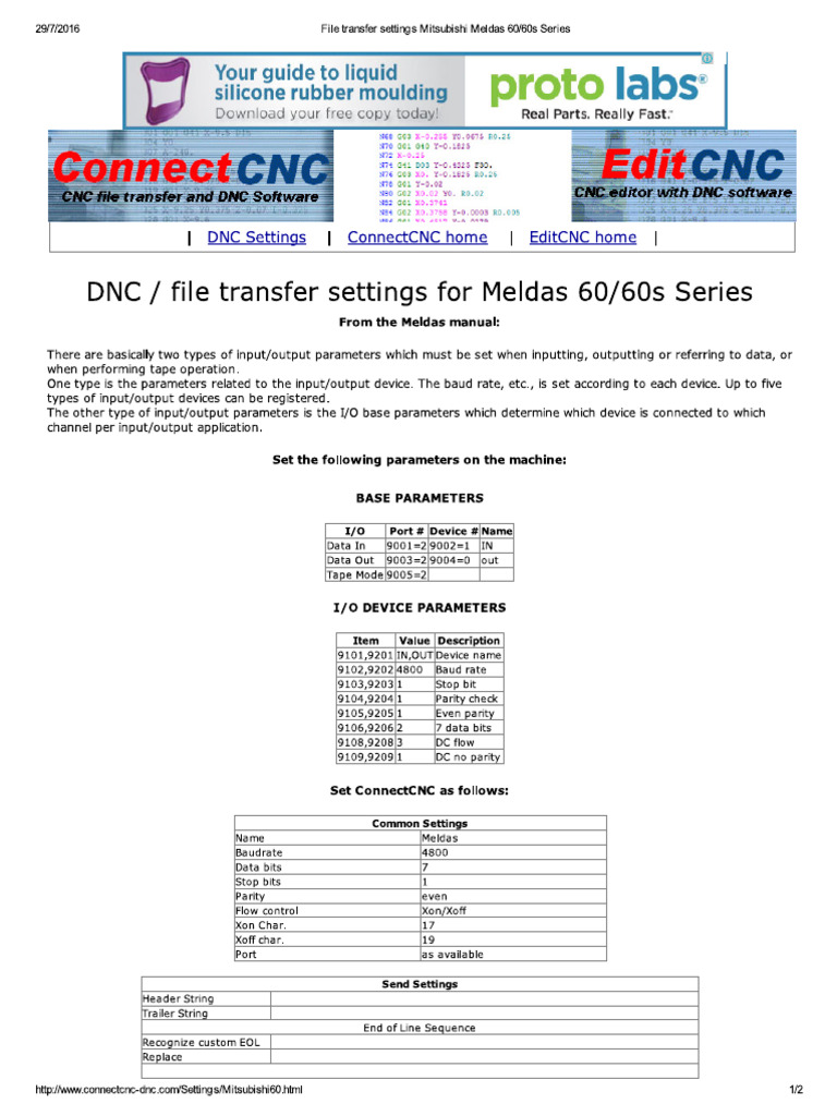 RS232 - Meldas 60s | PDF