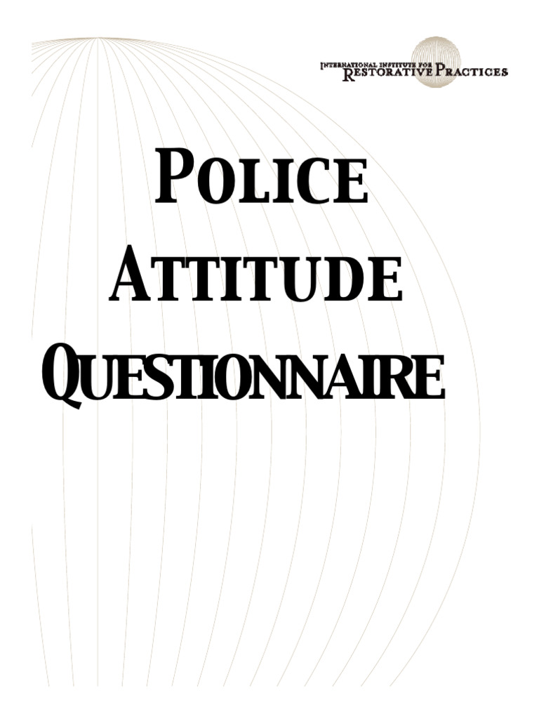 Police Survey | PDF | Survey Methodology | Police
