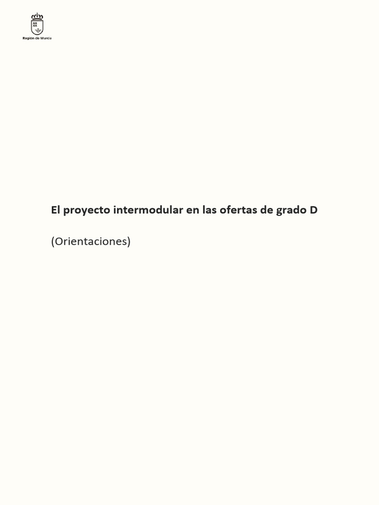 Guia Proyecto Intermodular | PDF | Evaluación | Educación vocacional