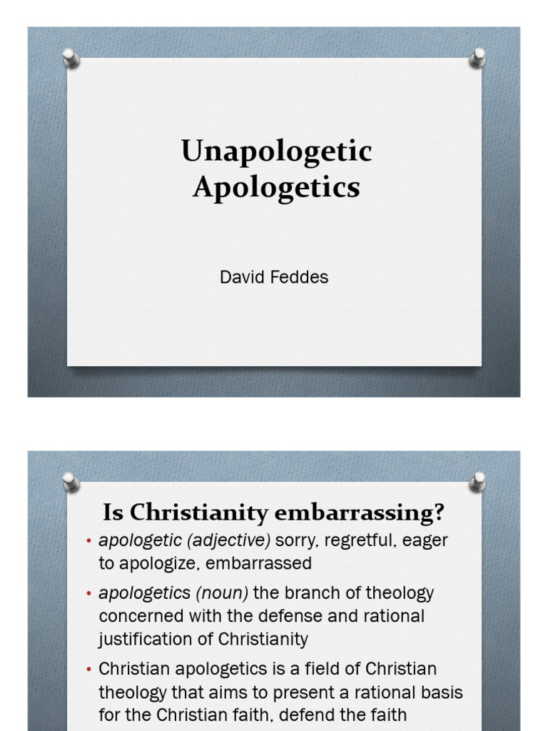 Unapologetic Christian Apologetics Guide | PDF | Acts Of The Apostles ...