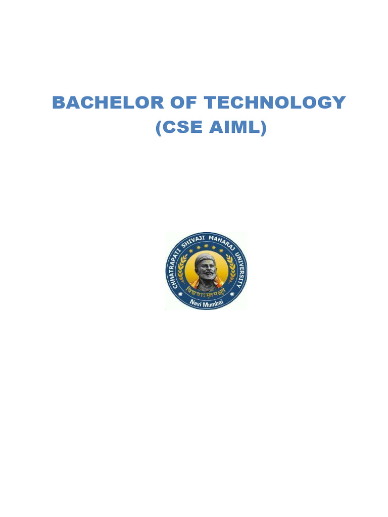 Btech Cse - Aiml 2023-2024 | PDF | Matrix (Mathematics) | Force