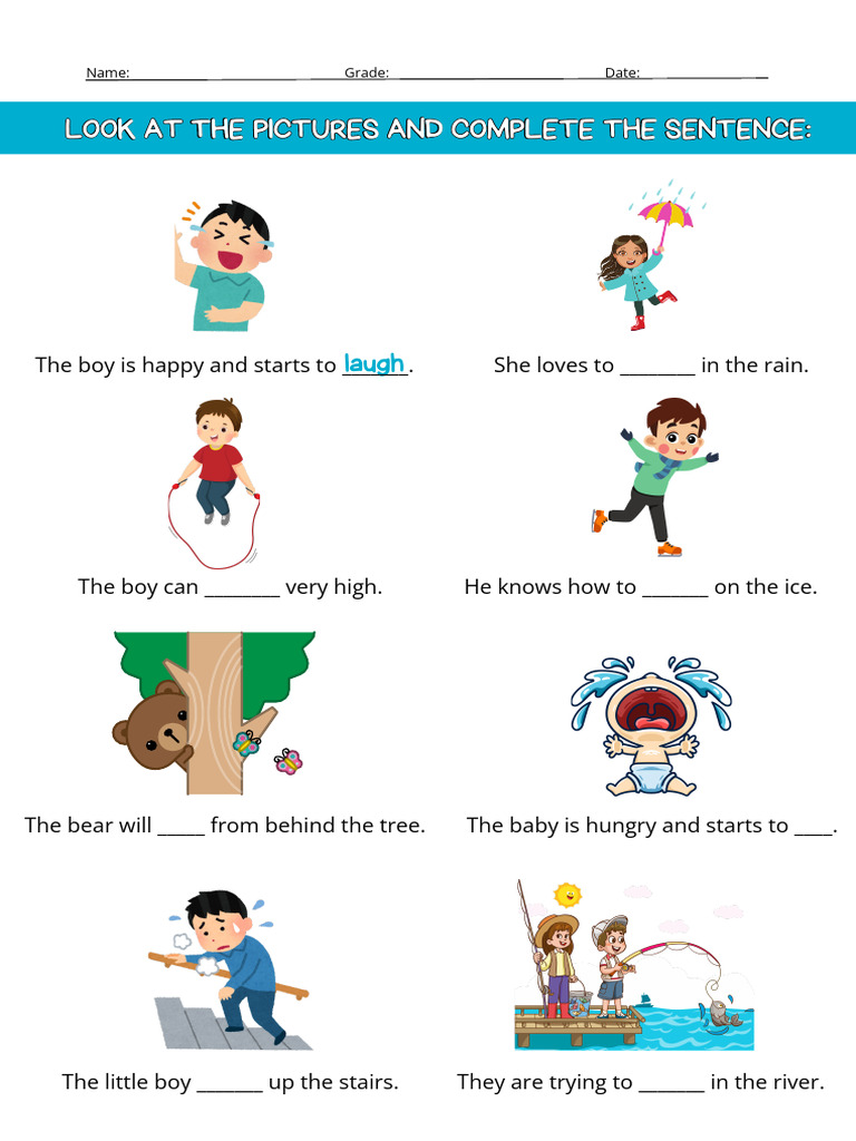 Complete the Sentence Activities | PDF