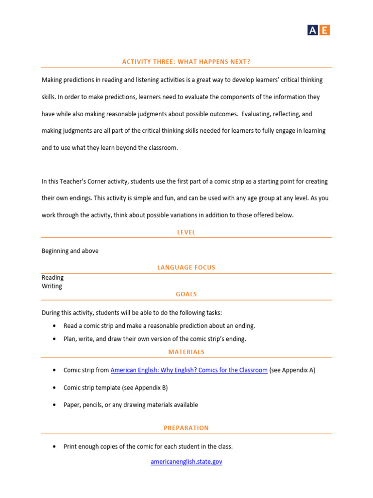 May Teaching Critical Thinking Skills Week 3 Final | PDF | Learning ...