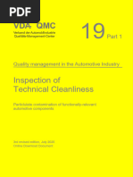 VDA 19 - Technical Cleaniness | PDF | Logistics | System