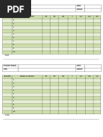 Multi-Patient Med Pass Worksheet | PDF