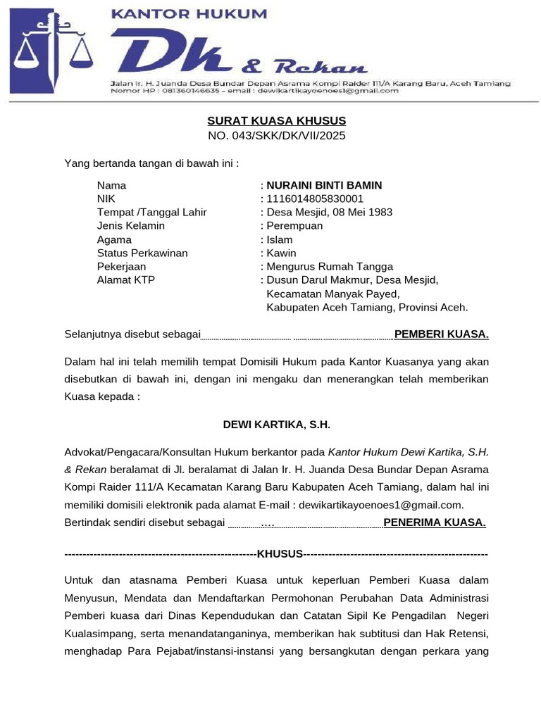 SKK Nuraini Binti Bamin | PDF