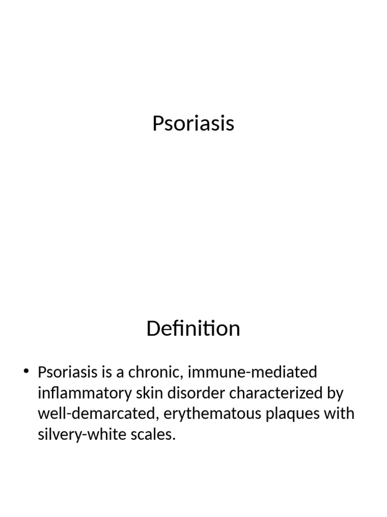 Understanding Psoriasis: Causes and Treatments | PDF