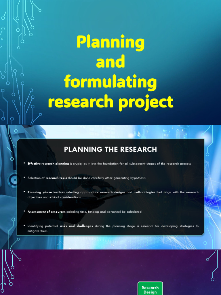 Planing and Formulating Research Project | PDF | Sampling (Statistics ...