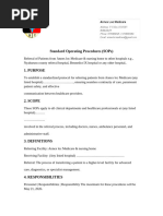 Healthcare Facility Referral SOP Guide | PDF | Health Care | Medicine