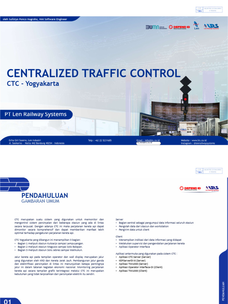 Centralized Traffic Control System CTC | PDF | Computer Engineering ...