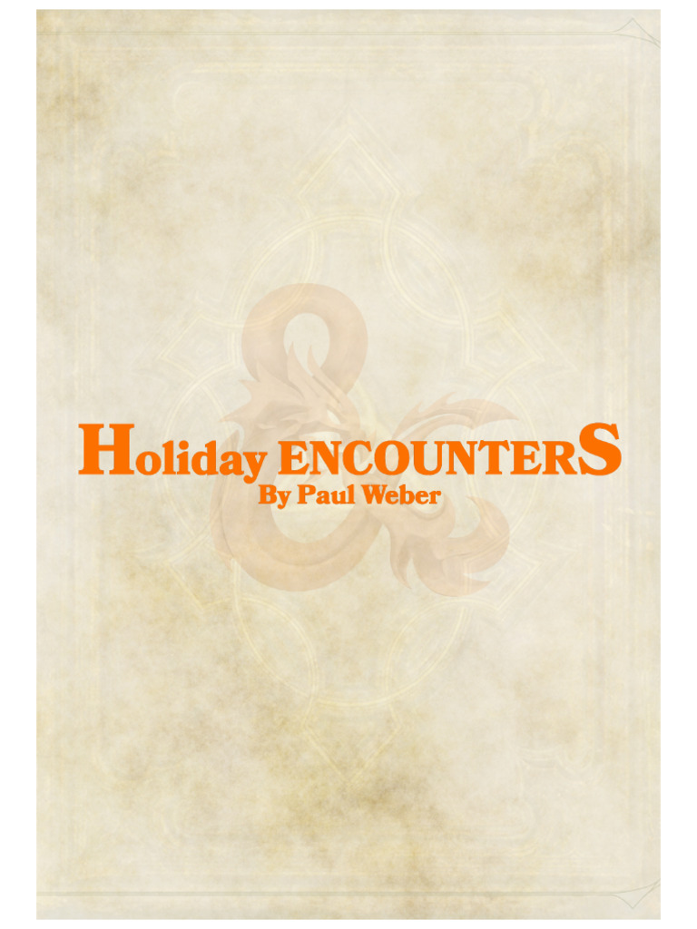 Holiday Encounters 2 | PDF