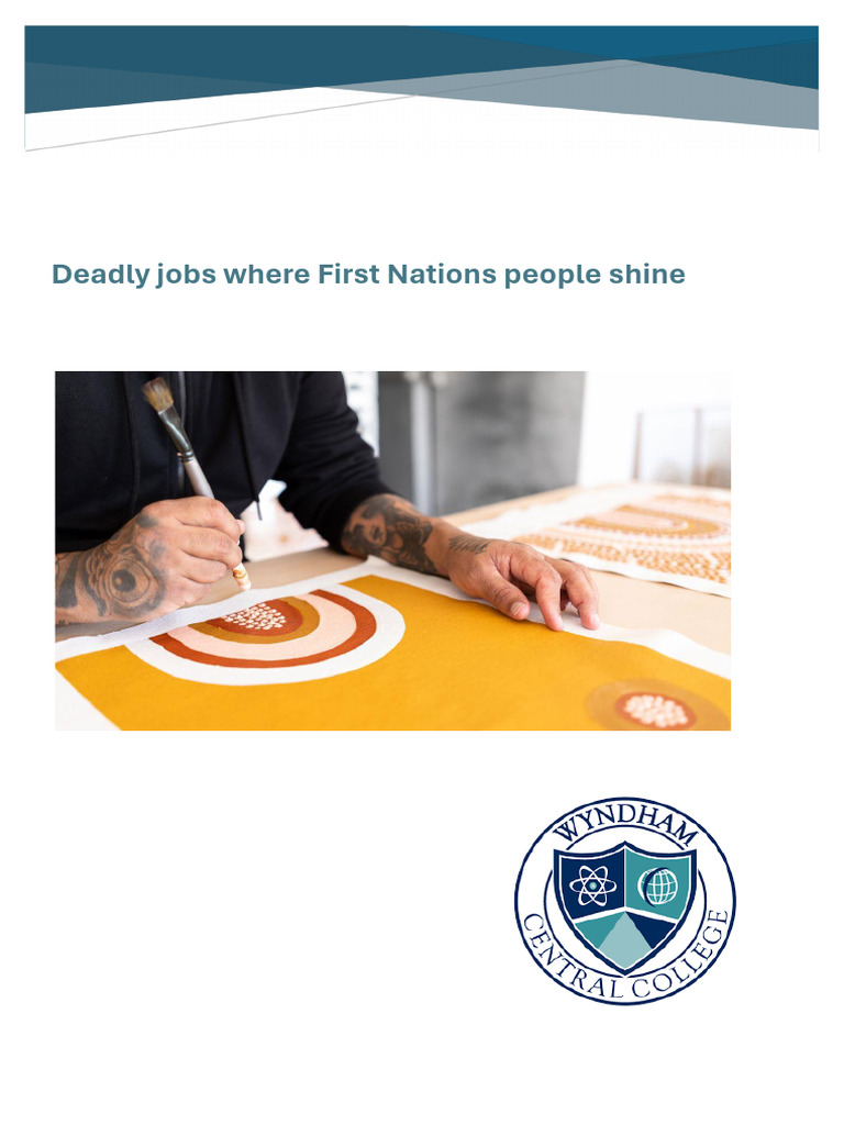 Deadly Jobs Where First Nations People Shine | PDF
