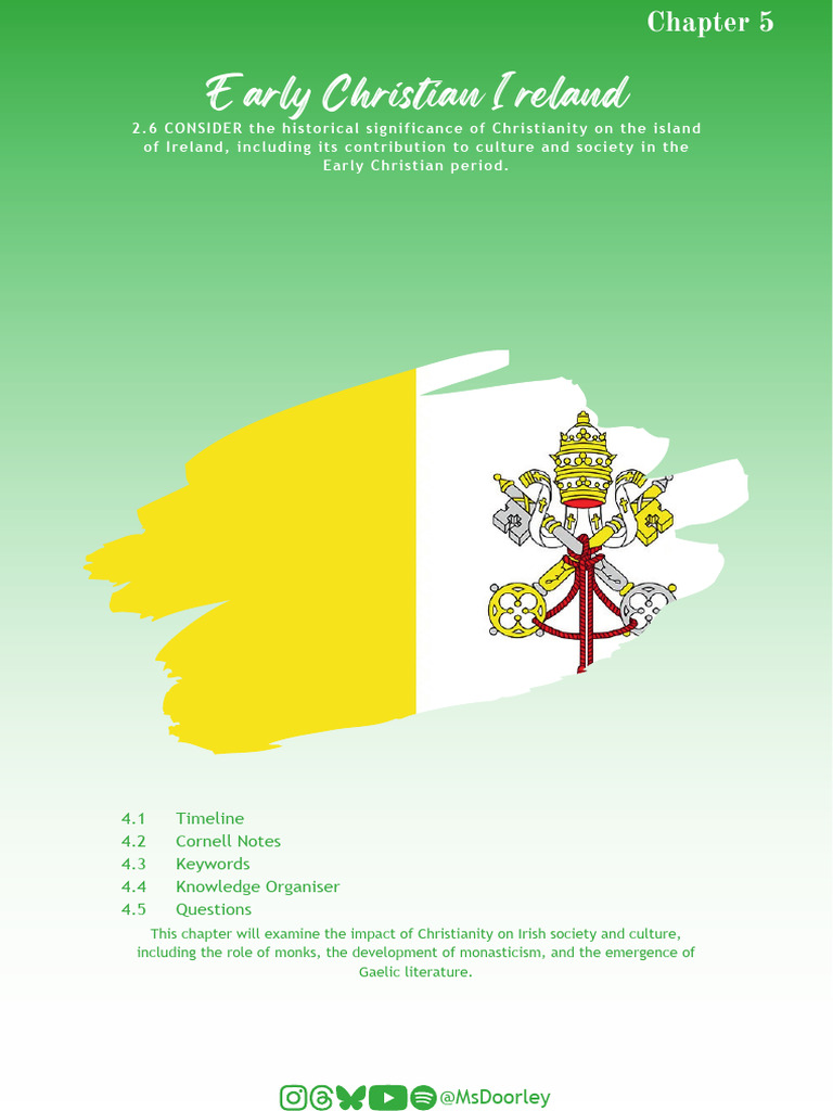 JC History Ch. 5 2024-2025 | PDF | Saint Patrick | Columba