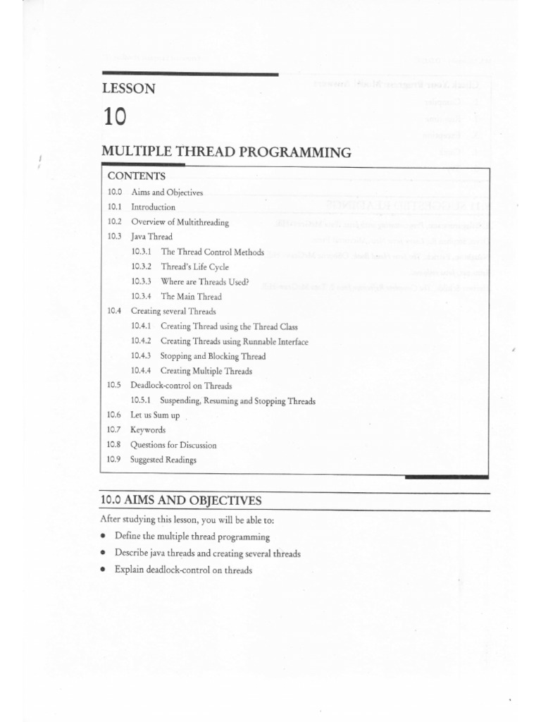 Multi Threading | PDF