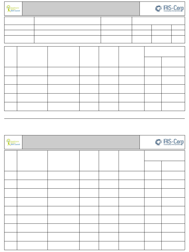 Attendance Sheet for Vocational Training | PDF | Authentication ...