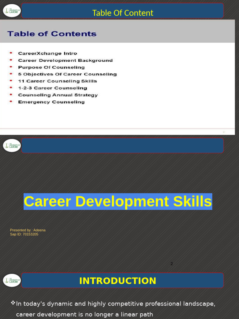 Career Development Strategies Guide | PDF | Goal | Mentorship