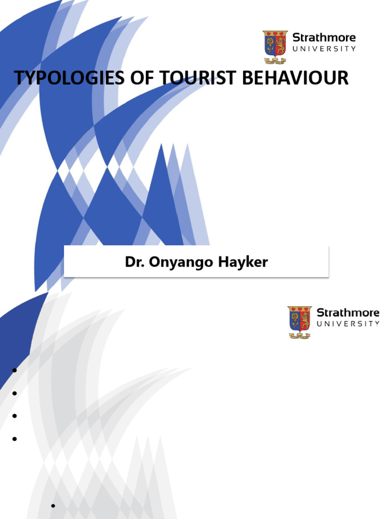 Understanding Tourist Motivation and Behavior | PDF | Motivation ...