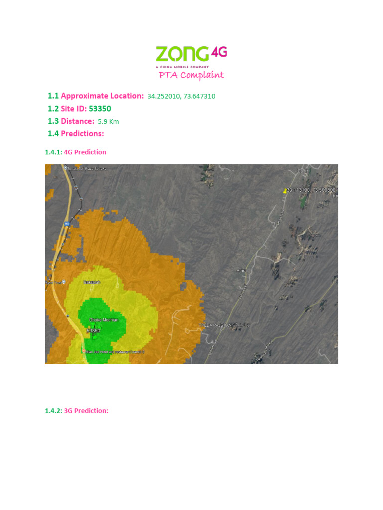 PTA Coverage Prediction Report | PDF