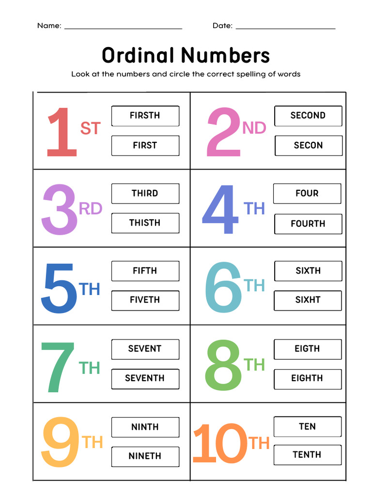 Circle and Write | PDF
