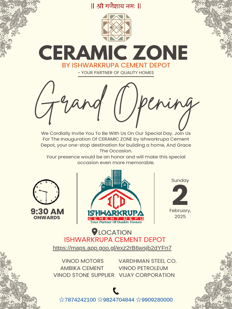 Ceramic Zone Invitation. | PDF