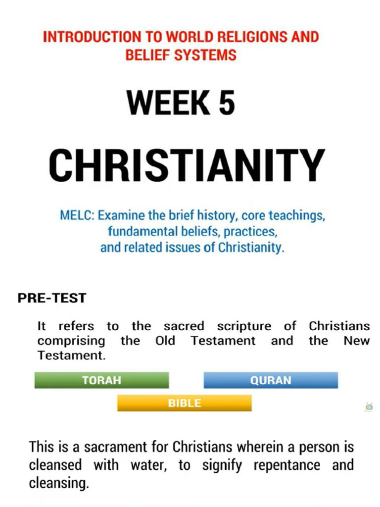 Christianity: Beliefs and Practices Explained | PDF