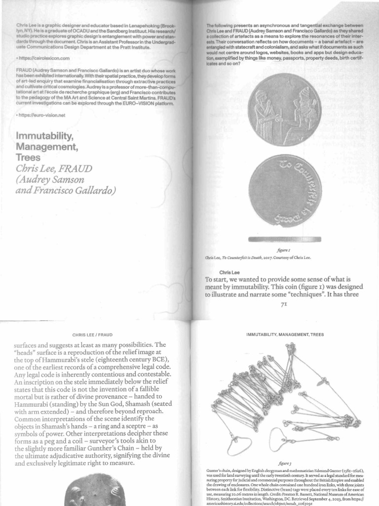 Immutability, Management, Trees | PDF | Coins | Money