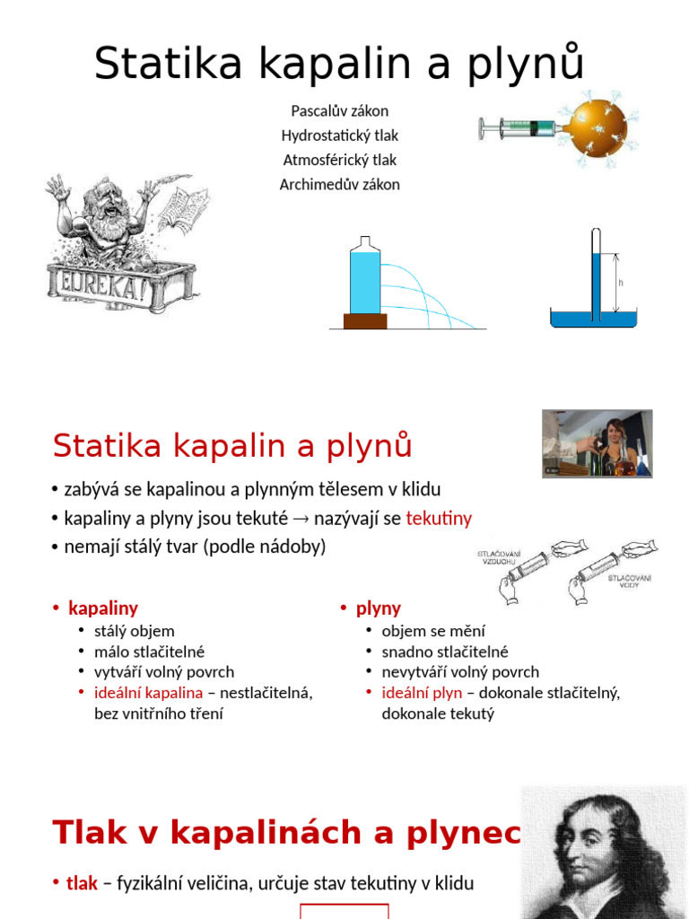 07-Mechanika Kapalin A Plynů | PDF