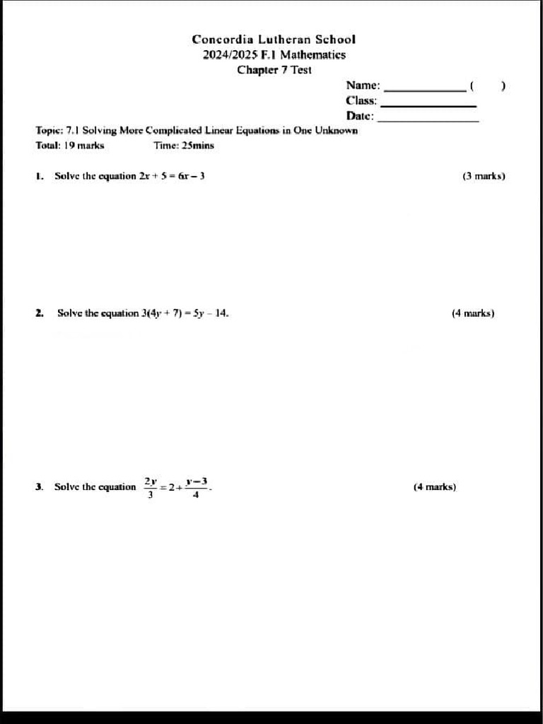S1 Maths | PDF