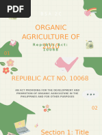 Ra 10068 | PDF | Organic Farming | Agriculture