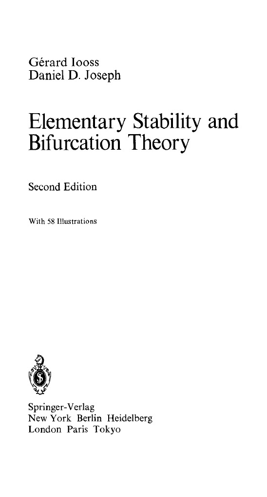 Elementary Stability and Bifurcation Theory | PDF