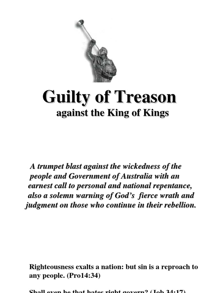Treason Against God | PDF | Ten Commandments | Sin