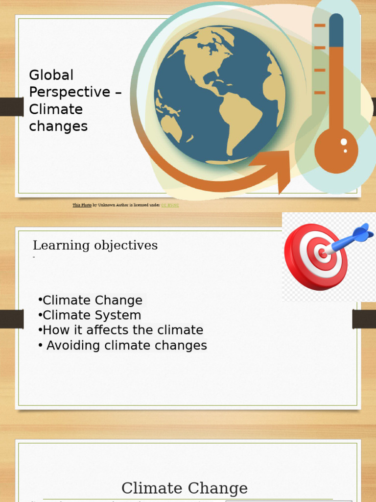Global Perspective - Climate Changes (Sanvee Lila 6G) | PDF | Climate ...