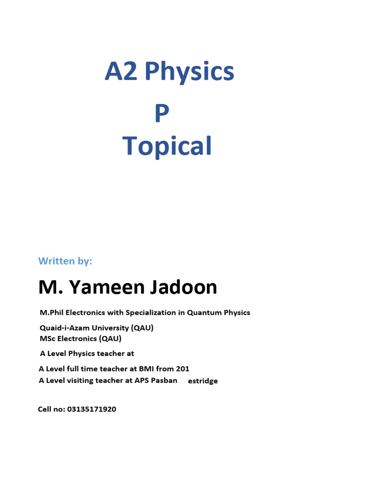 Circular Motion and Gravitational Fields | PDF | Acceleration ...