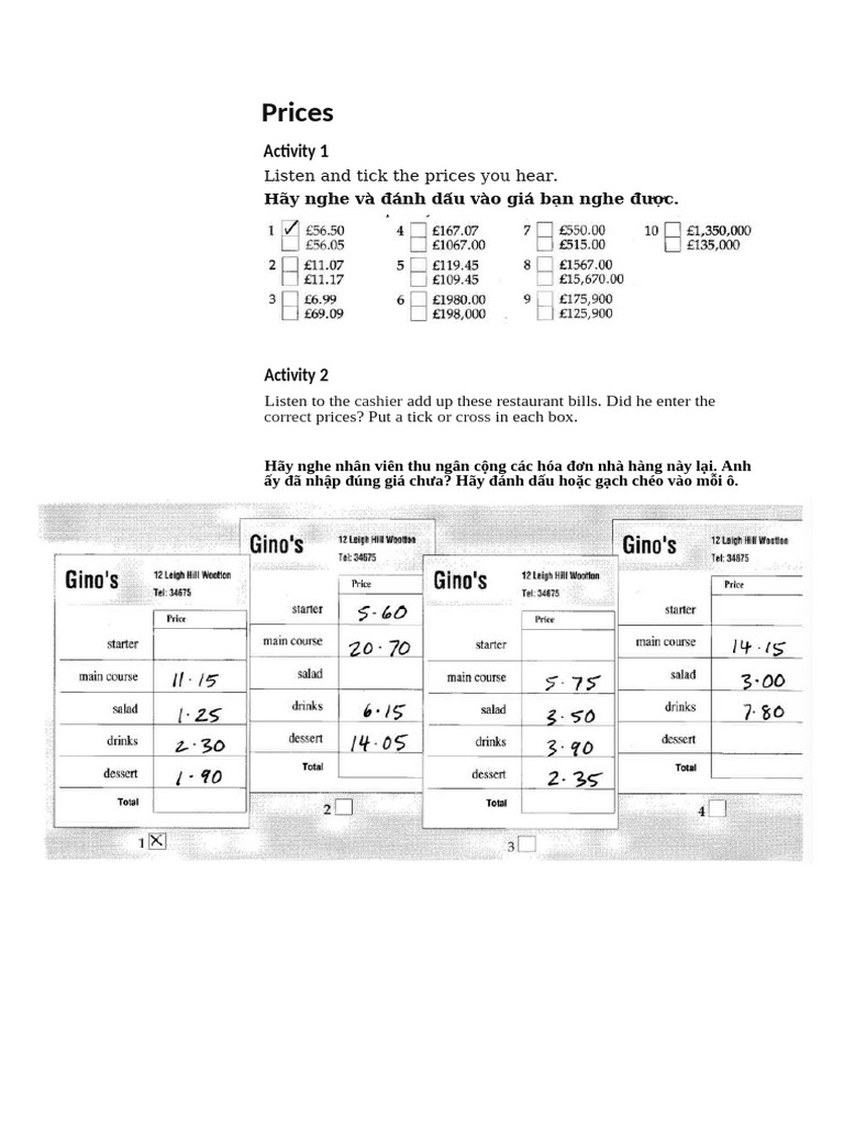 Exercise Prices | PDF