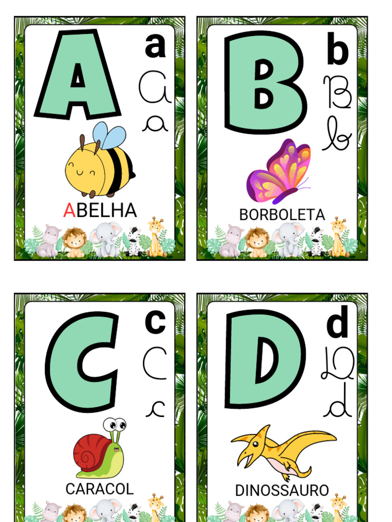 Alfabeto Safari 2 | PDF