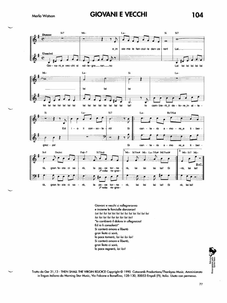 Giovani e Vecchi | PDF