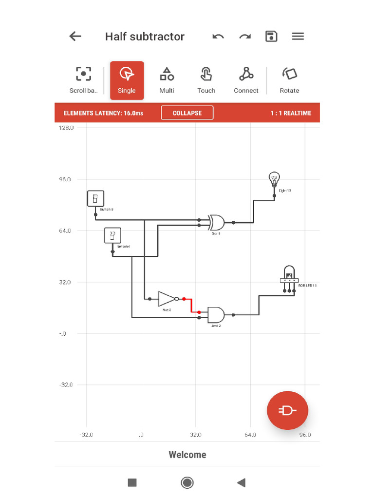 Half Subtractor | PDF