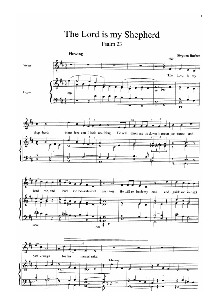 The Lord is My Shepherd