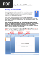 PowerPoint 2007: Features and Tutorial | PDF | Microsoft Office ...