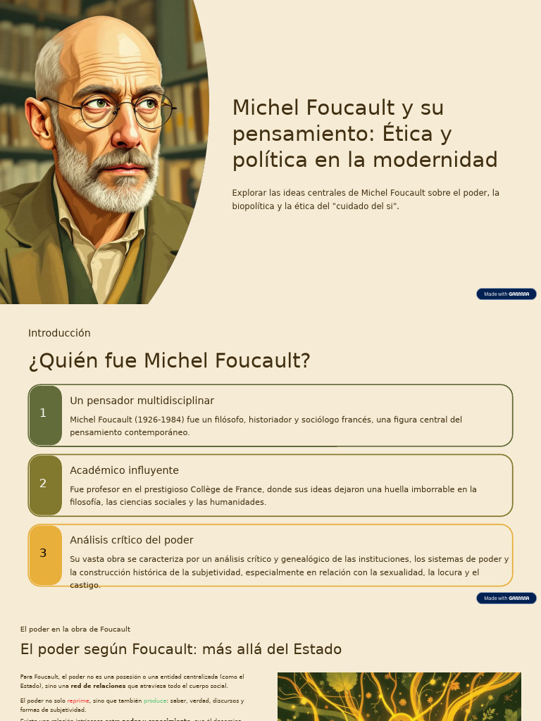 Foucault: Ética y Poder en Modernidad | PDF | Michel Foucault | Verdad