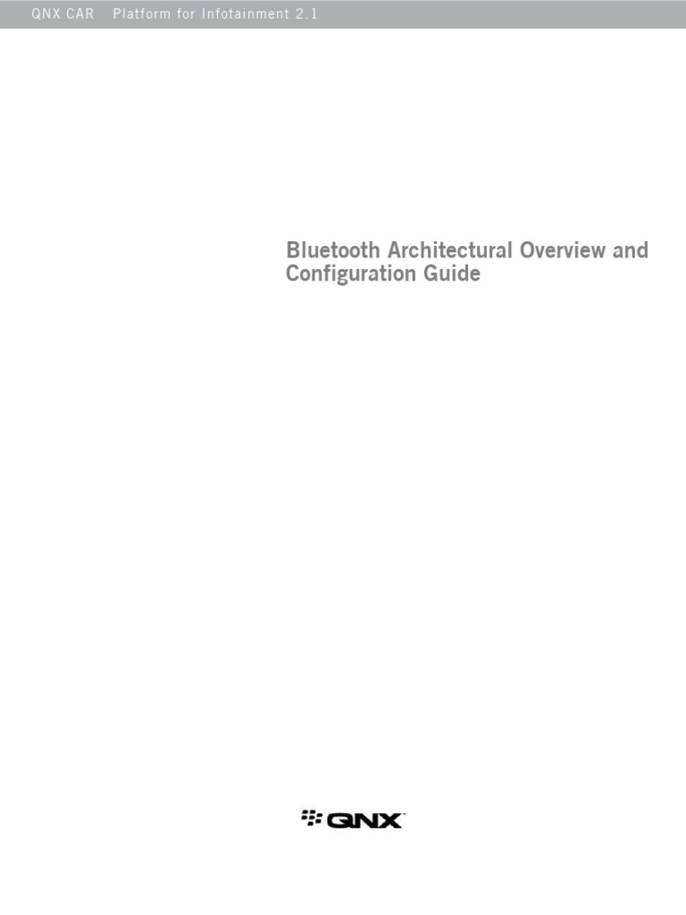 Bluetooth Architectural Overview and Configuration Guide | PDF ...