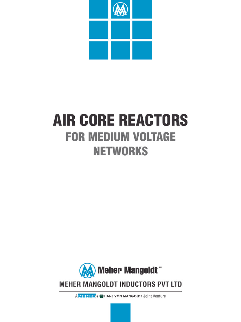 Air-Core Reactors For Medium Voltage Networks | PDF | Capacitor | Ac Power