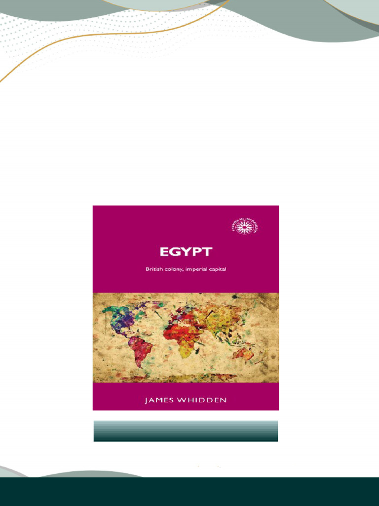 Egypt British Colony Imperial Capital 1st Edition James Whidden Kindle ...