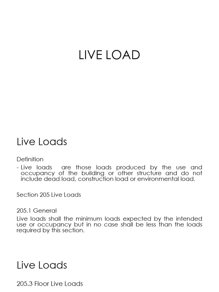 Gravity Loads On Structures. Part 2 v2 | PDF | Building Engineering | Mechanical Engineering