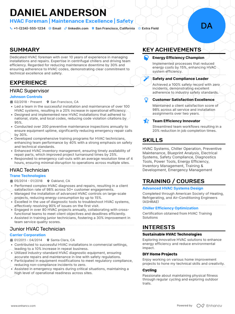 Daniel Anderson Resume | PDF | Safety
