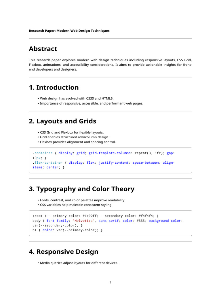 Front-End Development Essentials - HTML & CSS Notes | PDF